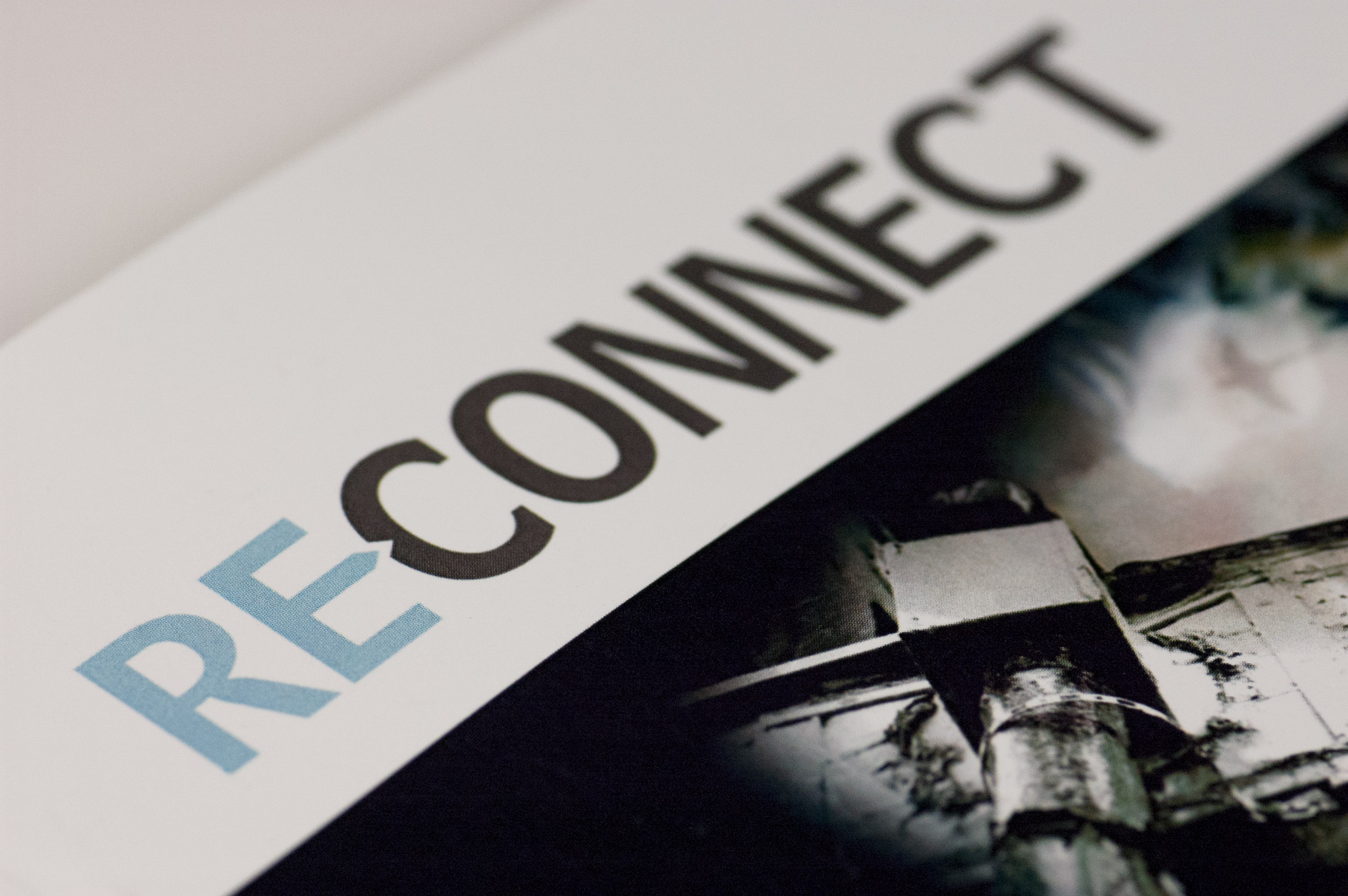 JonnyB | User Centric (UX) Designer | ReConnect Book Layout and Logo Design